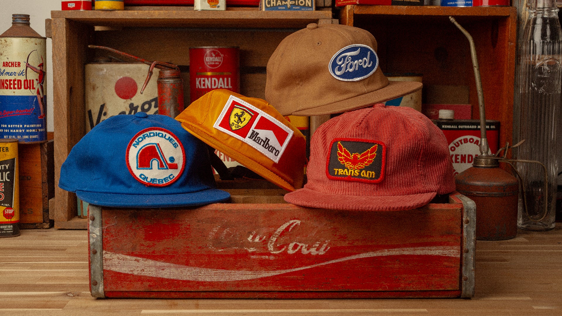 Lost & Foundry Vintage Patch Caps