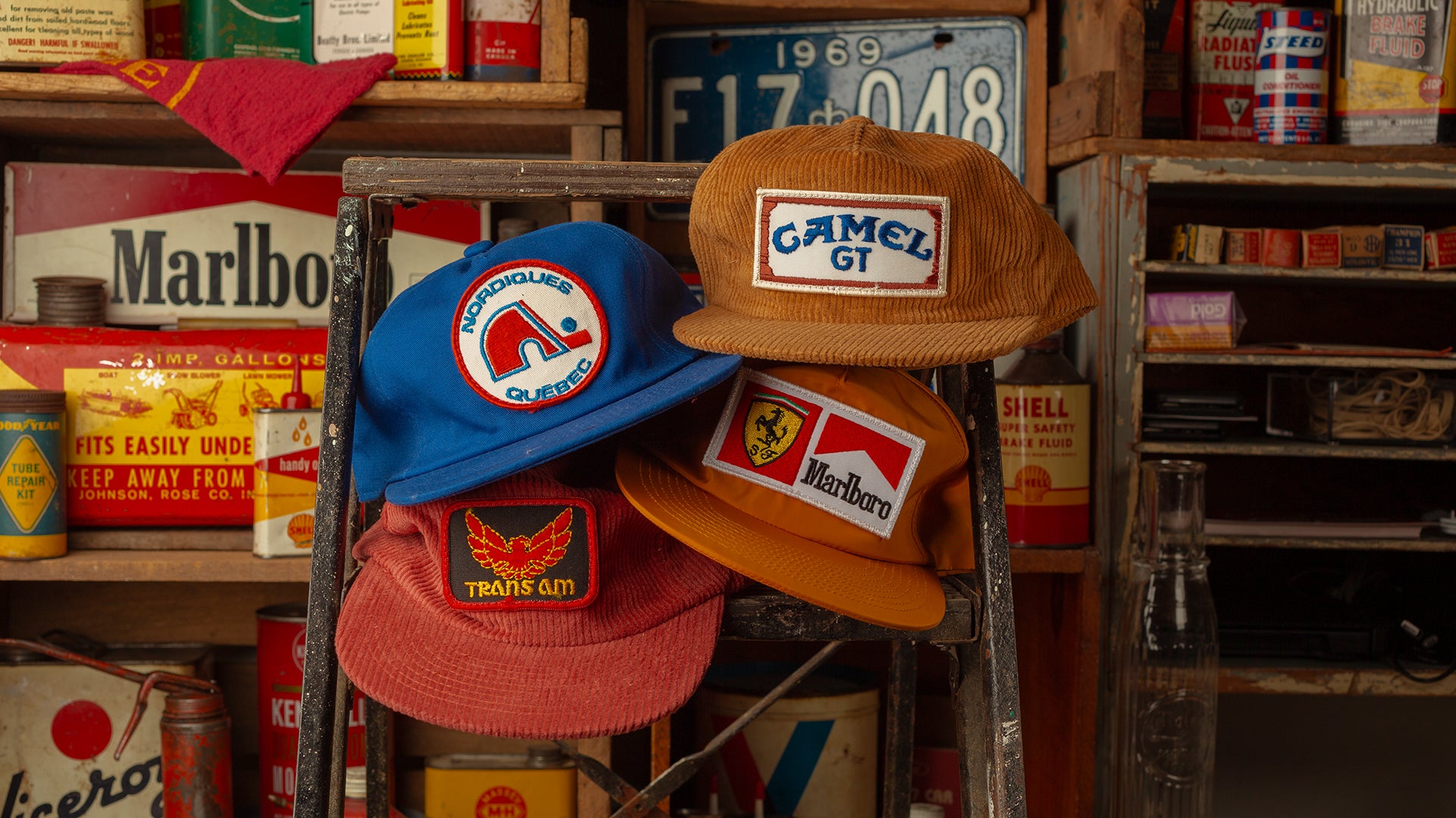 Lost & Foundry Vintage Patch Caps