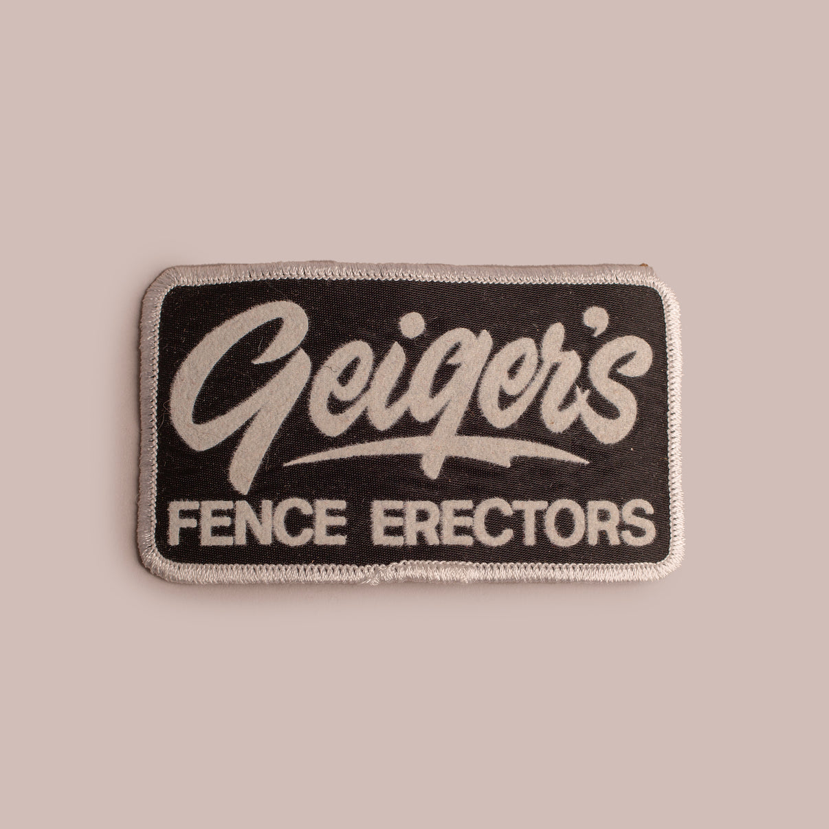 Vintage Patch - Geiger's Fence Erectors – Lost & Foundry