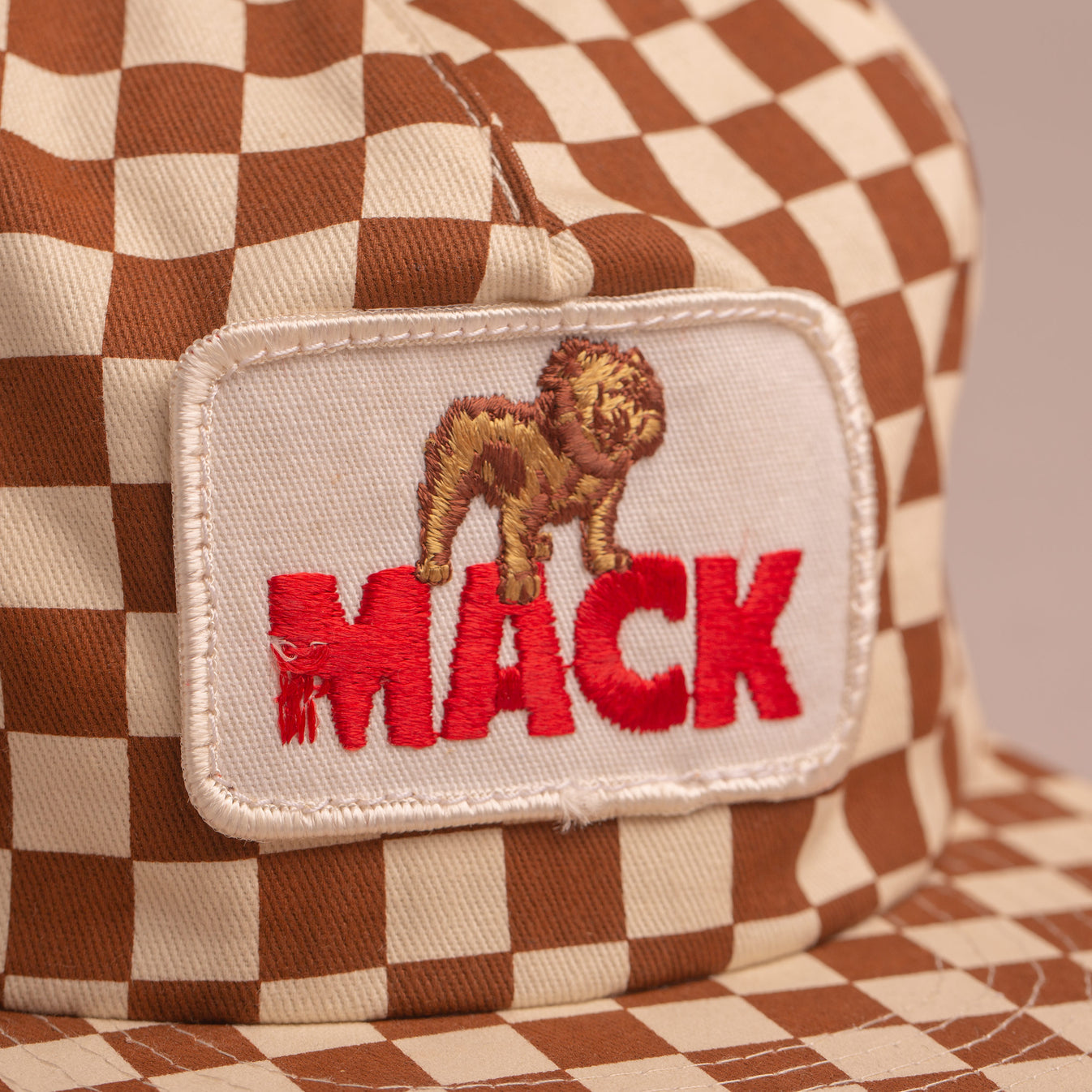Mack Checkerboard Cap – Lost & Foundry